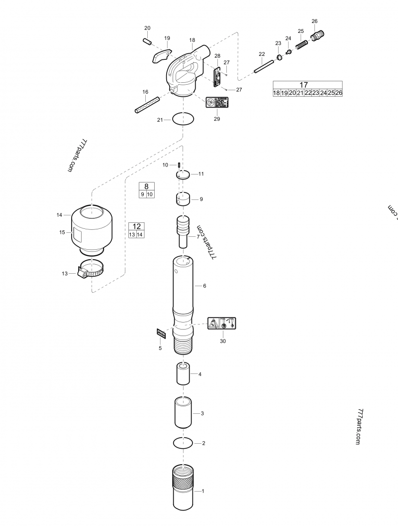 Spring - Atlas Copco spare part | 777parts.com