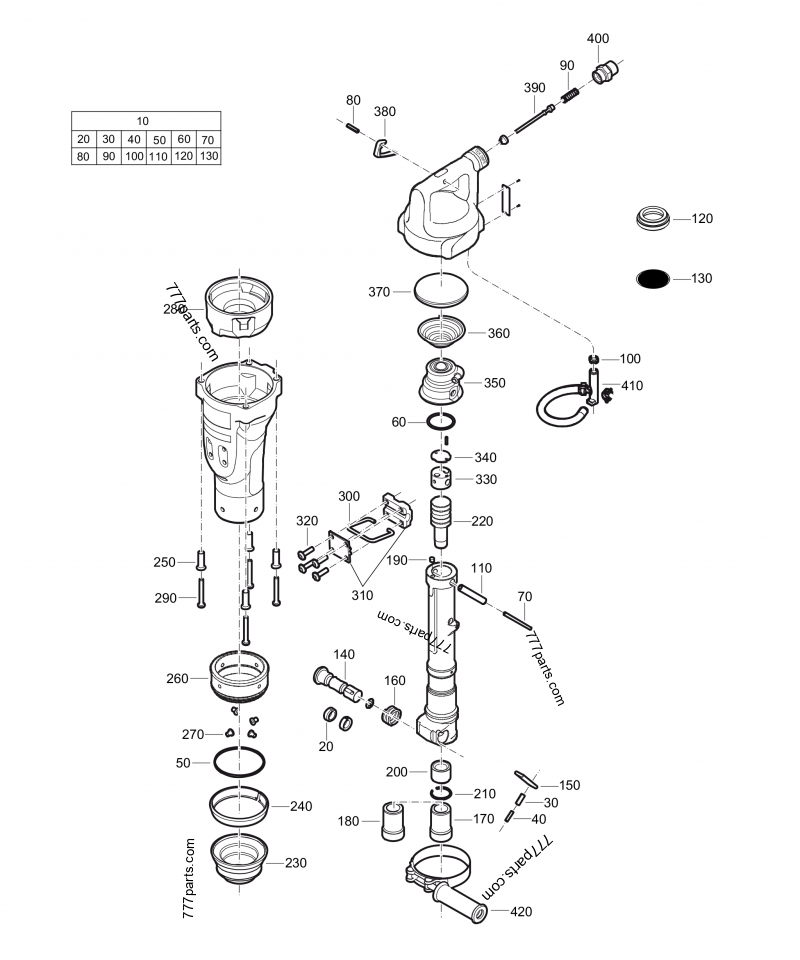 3310141200 Bellow - Atlas Copco spare part | 777parts.com