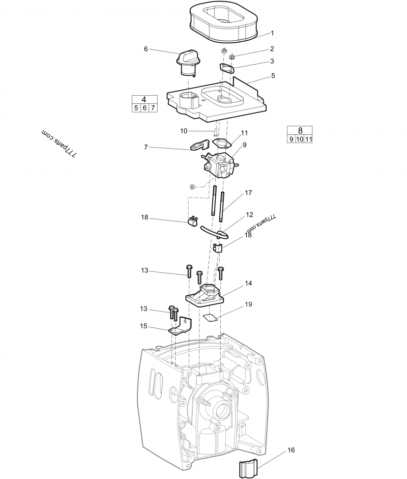 9234000180 Stud - Atlas Copco spare part | 777parts.com