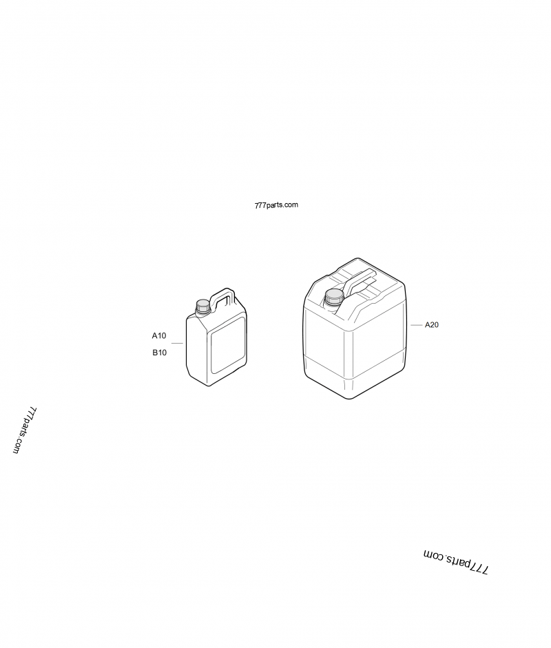 1626225900 Can Genoil 5W40 20 Liter/5.3 Gallon - Atlas Copco spare part ...