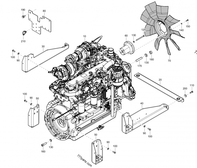 1310506400 Foot:eng front - Atlas Copco spare part | 777parts.com