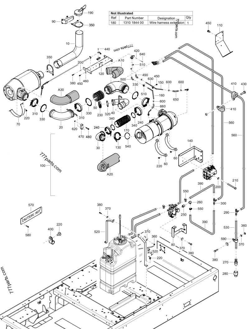 1310073983 Plate - Atlas Copco spare part | 777parts.com
