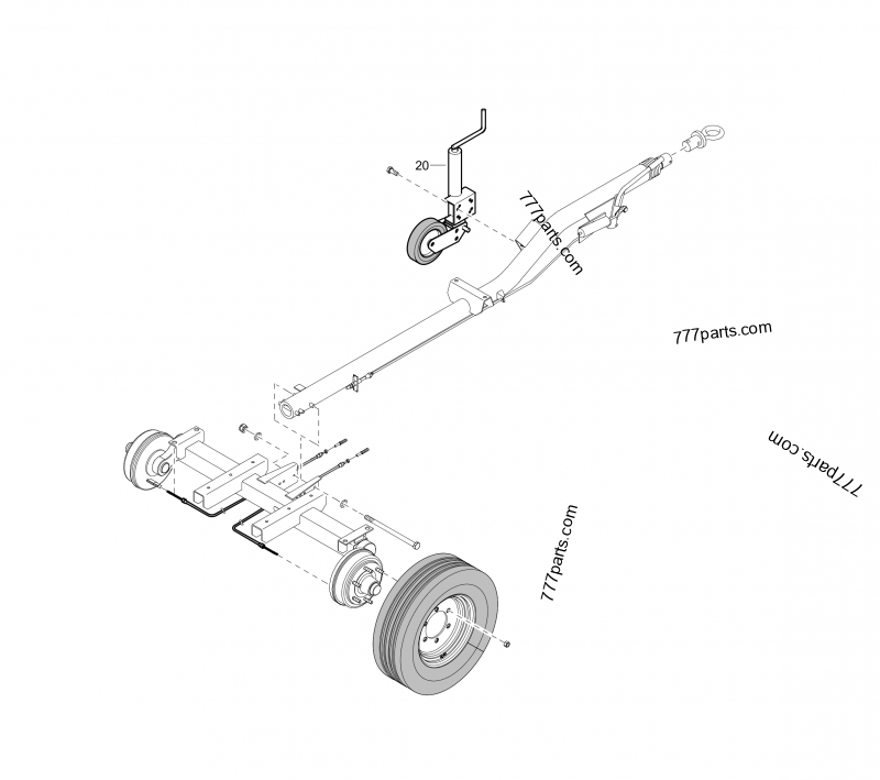 1626062100 Wheel - Atlas Copco spare part | 777parts.com