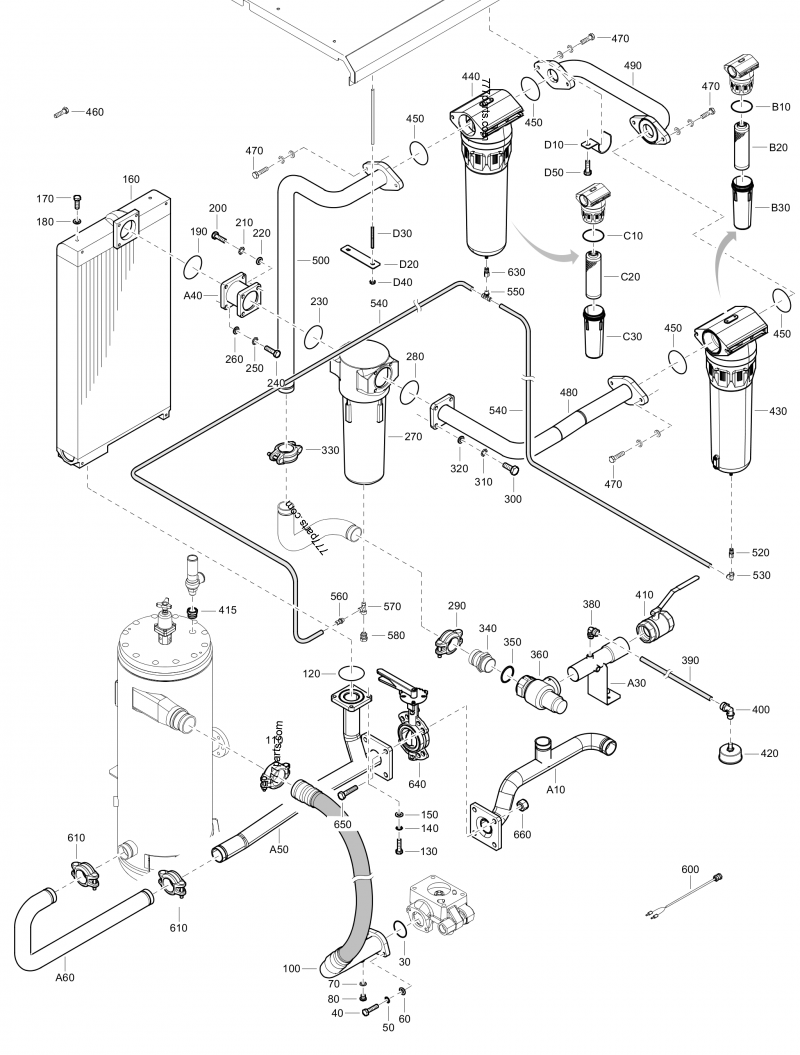 8102295147 Filter pd525 g3" - Atlas Copco spare part | 777parts.com