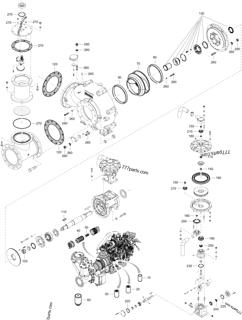 1310072443 Fuel filter - Atlas Copco spare part | 777parts.com
