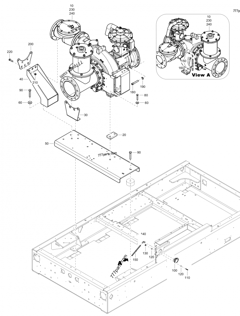 1310796363 Kit:wet-end pac h108 jd 325hp - Atlas Copco spare part ...