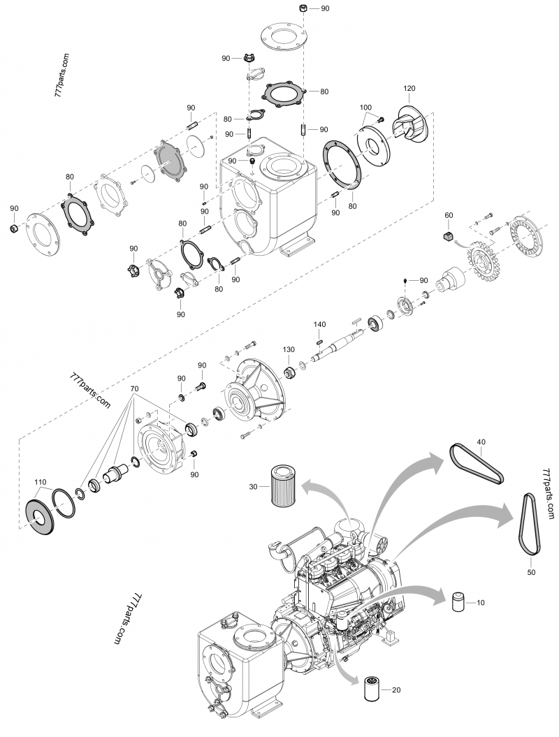 4810064348 Wear part kit - Atlas Copco spare part | 777parts.com