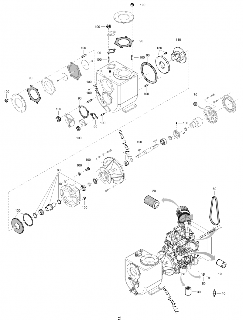 4810064348 Wear part kit - Atlas Copco spare part | 777parts.com