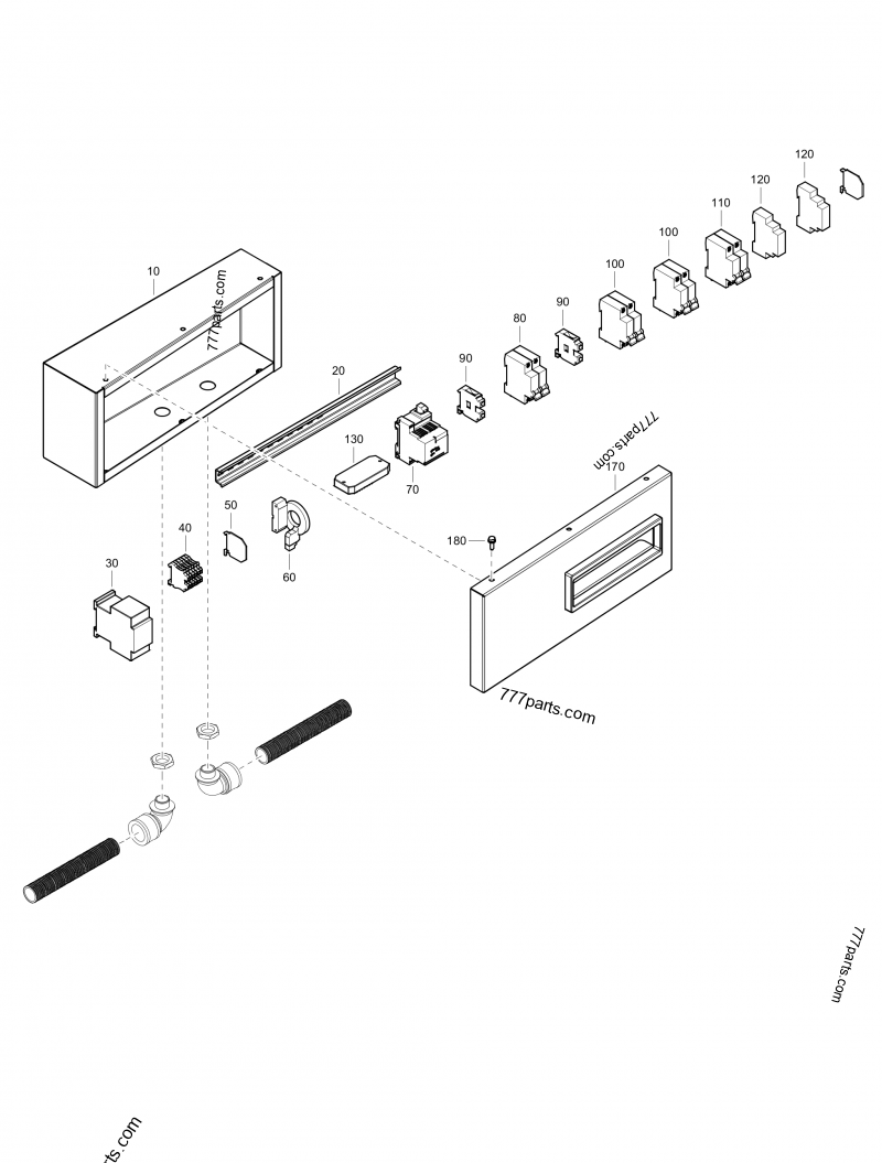 1638362500 Box cable - Atlas Copco spare part | 777parts.com