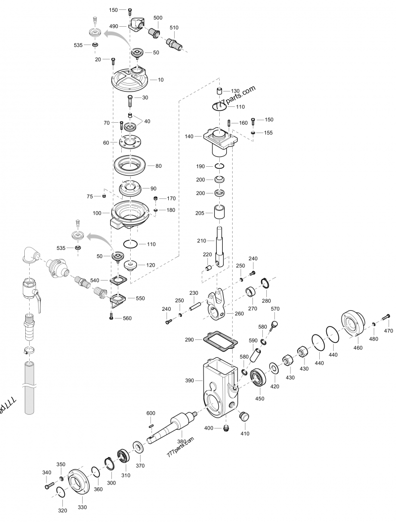 4810001419 Nut M6 DIN 934 - Atlas Copco spare part | 777parts.com