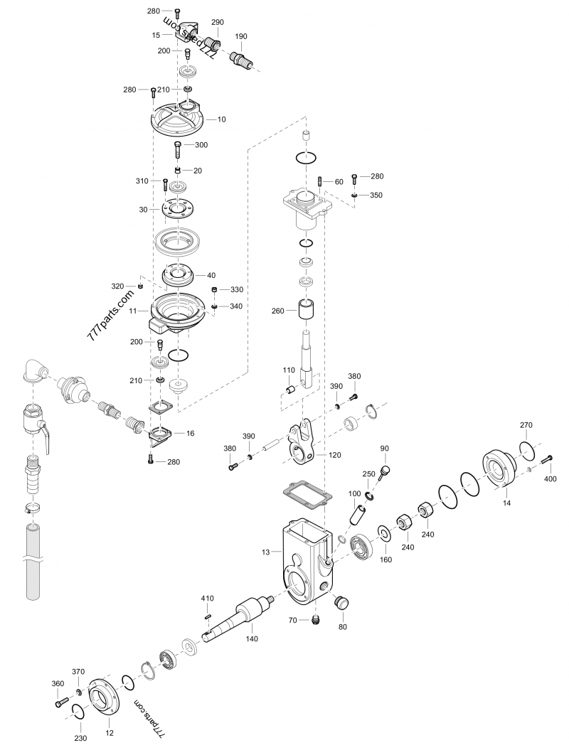4810001419 Nut M6 DIN 934 - Atlas Copco spare part | 777parts.com