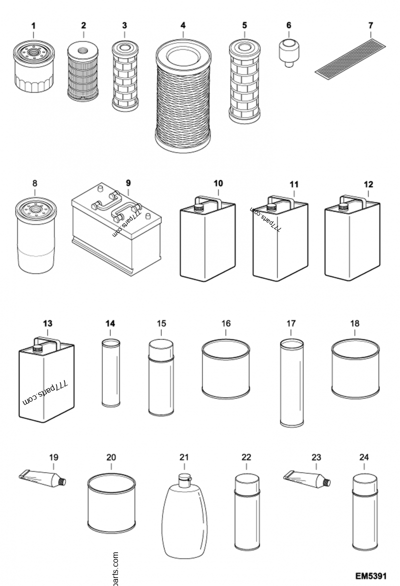 6913059 FILTER, OIL HYD - Bobcat spare part | 777parts.com