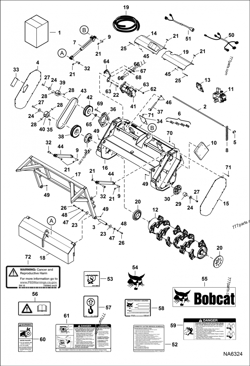 7020429 GATE - Bobcat spare part | 777parts.com