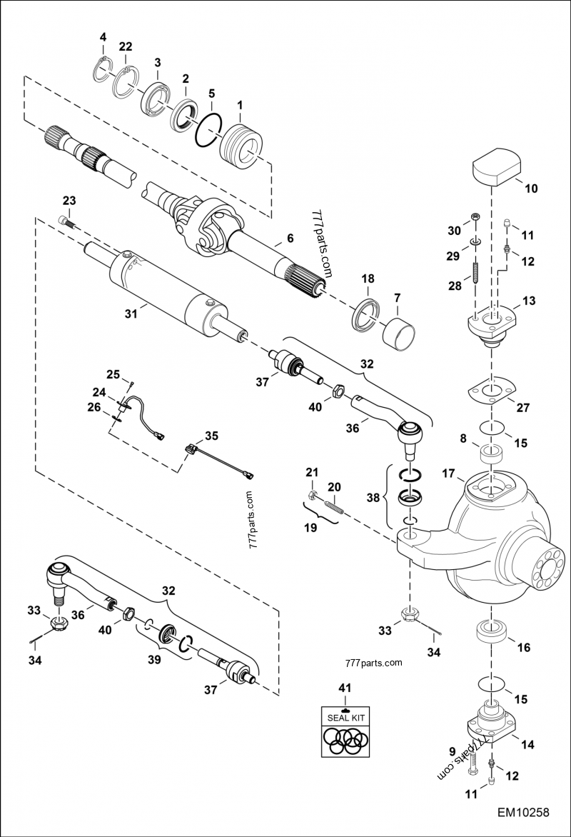7011174 ROD ARTICULATED - Bobcat spare part | 777parts.com