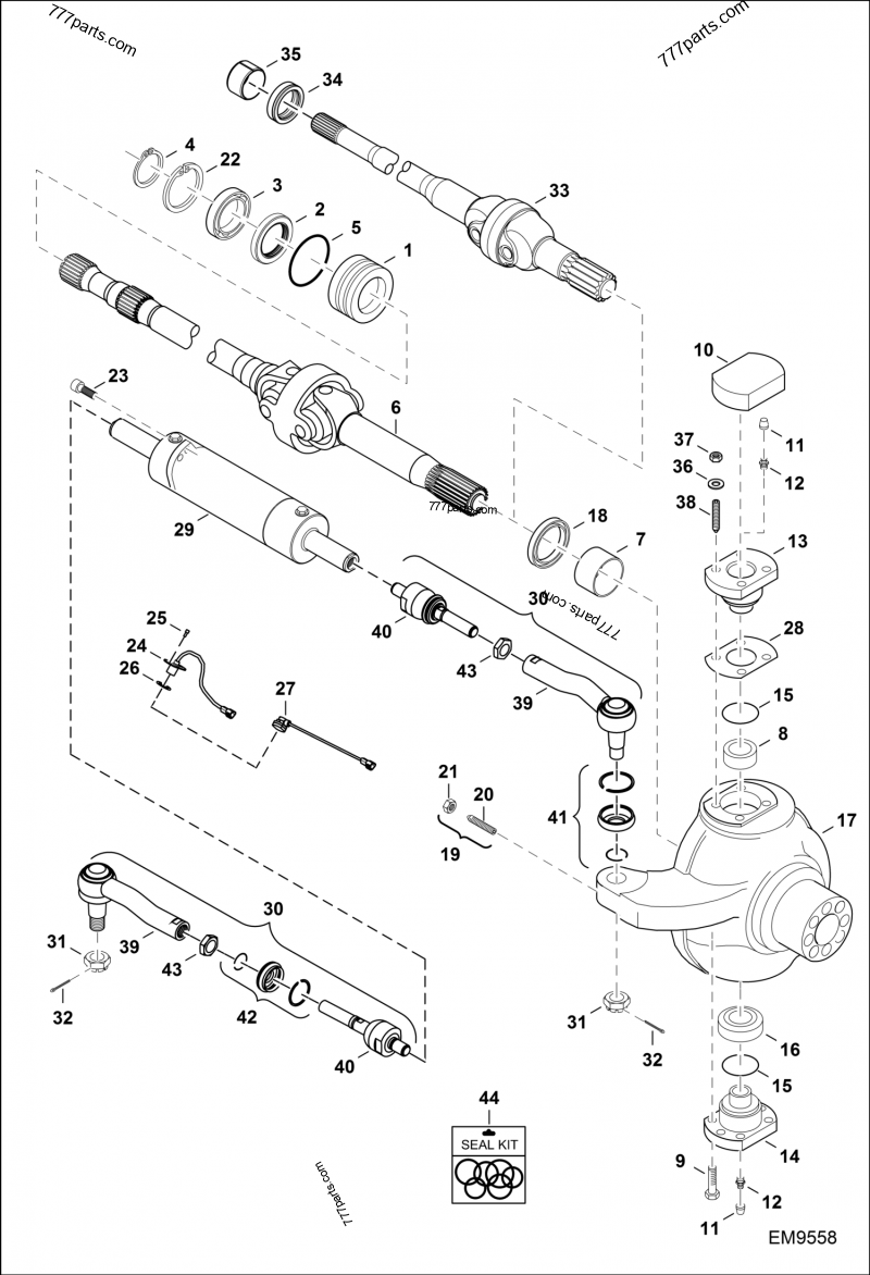 7011174 ROD ARTICULATED - Bobcat spare part | 777parts.com