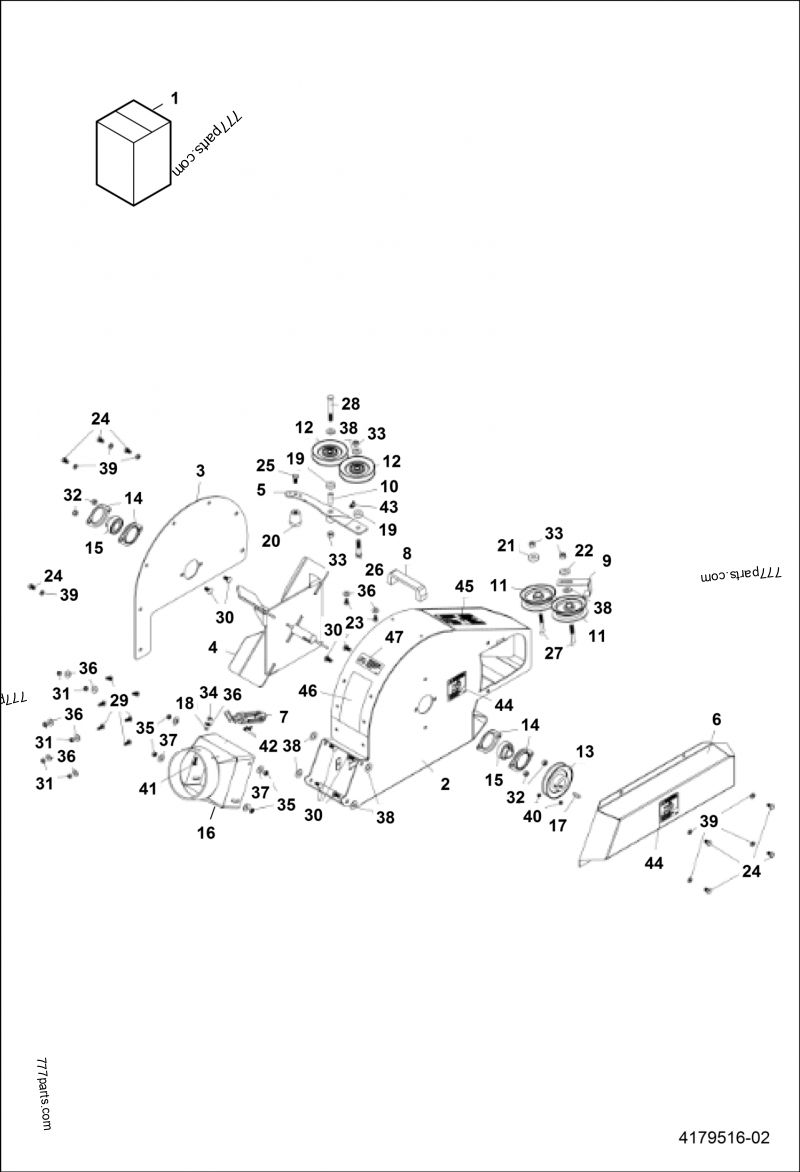 970652 KIT COLLECTION SYSTEM - Bobcat spare part | 777parts.com