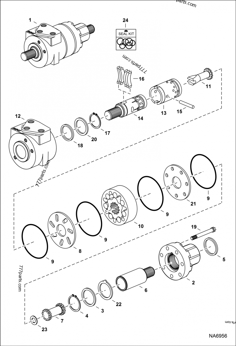 SPRING, CENTERING - Bobcat spare part | 777parts.com