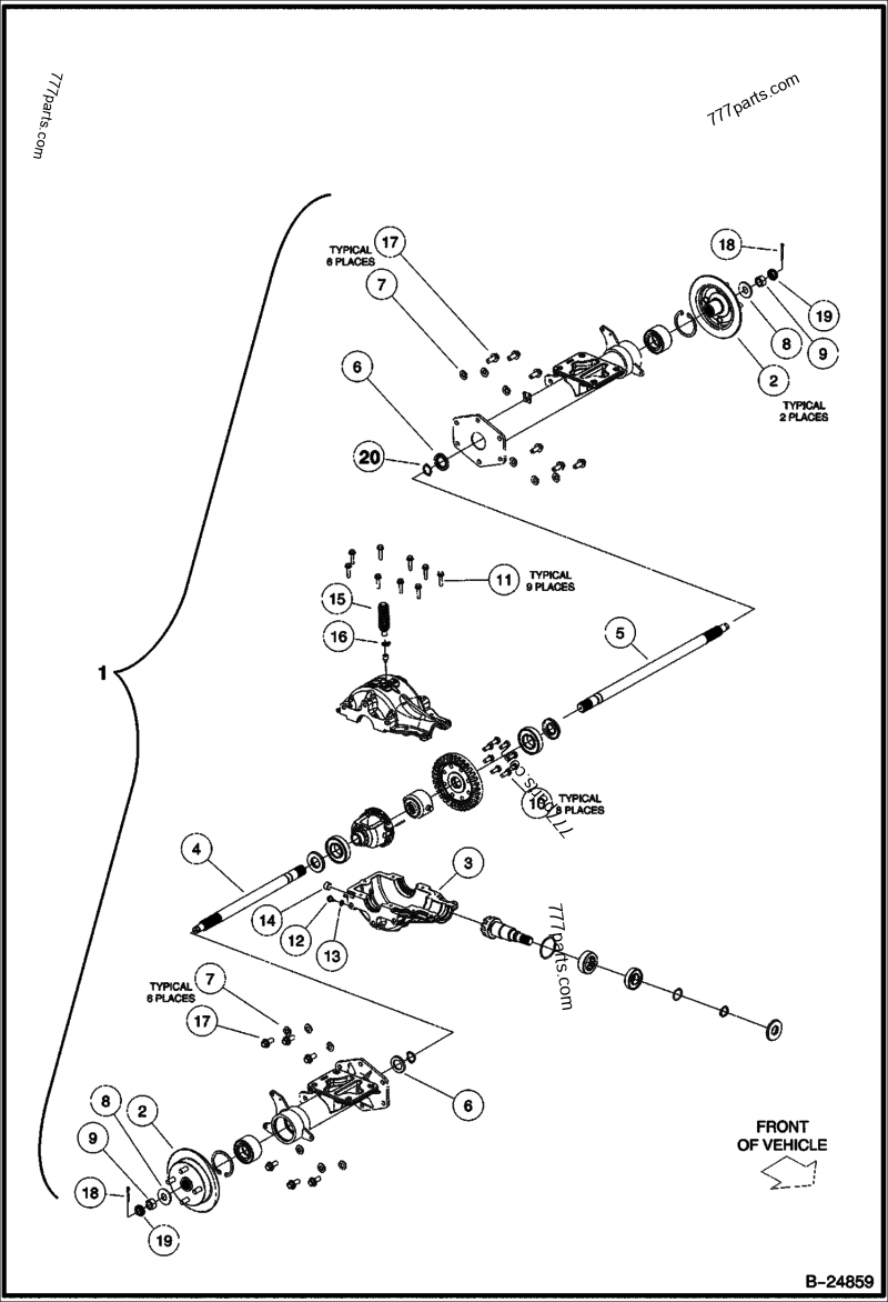 7267874 STUD, WHEEL - Bobcat spare part | 777parts.com