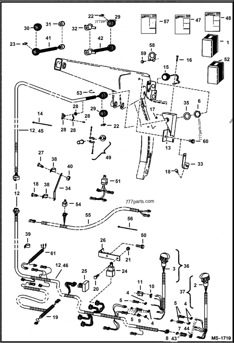 6710299 HARNESS, ATTACHMENT PWM - Bobcat spare part | 777parts.com