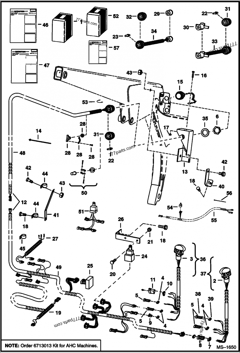 6710299 HARNESS, ATTACHMENT PWM - Bobcat spare part | 777parts.com