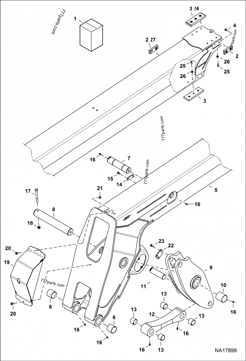 7424224 KIT BOOM PAD - Bobcat spare part | 777parts.com