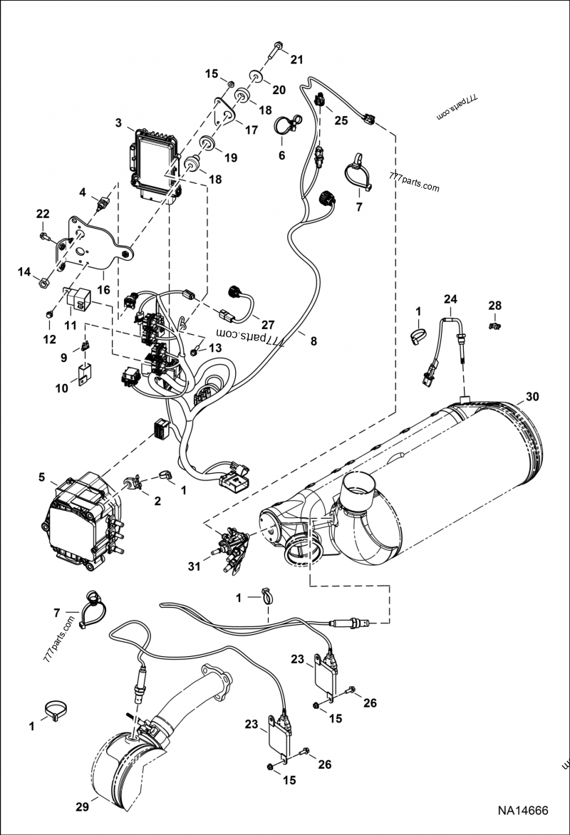 7362274 SENSOR NOX - Bobcat spare part | 777parts.com