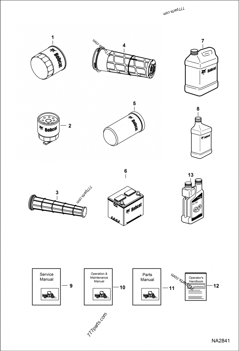7003490 FILTER ELEMENT - Bobcat spare part | 777parts.com