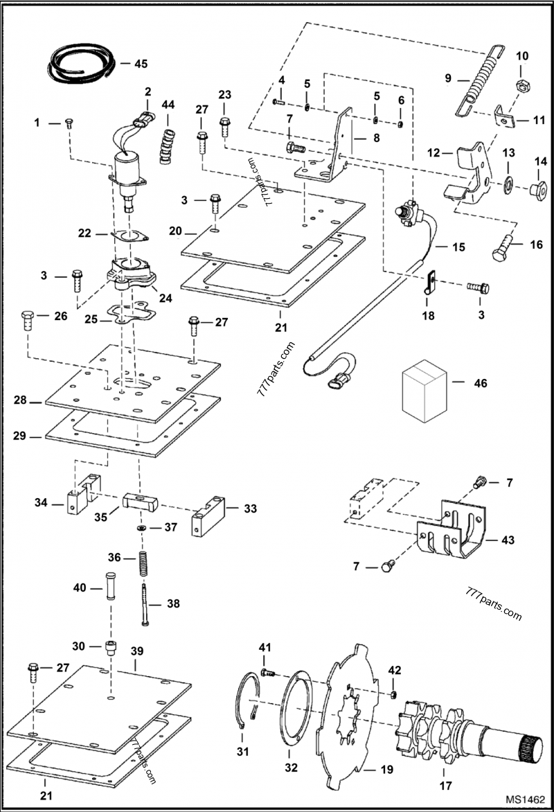 6690563 SOLENOID MOUNTING - Bobcat spare part | 777parts.com