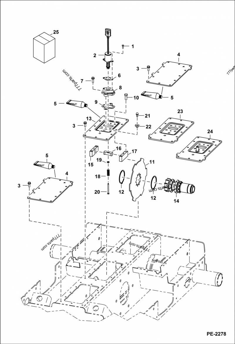 6690563 SOLENOID MOUNTING - Bobcat spare part | 777parts.com