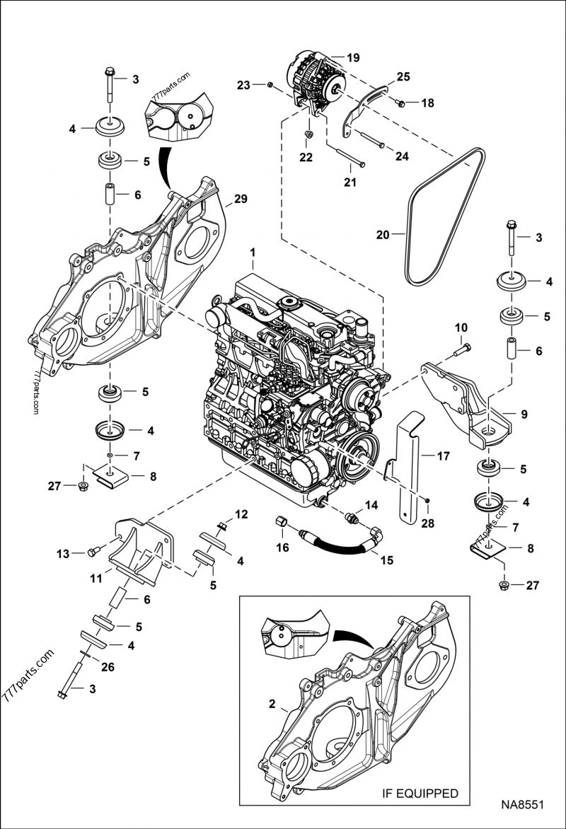 7000489 DAMPER - Bobcat spare part | 777parts.com