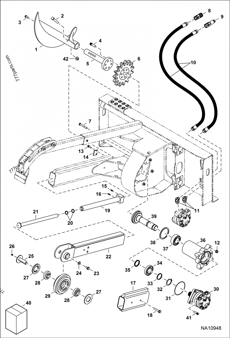 6684675 SEAL, DUST - Bobcat spare part | 777parts.com