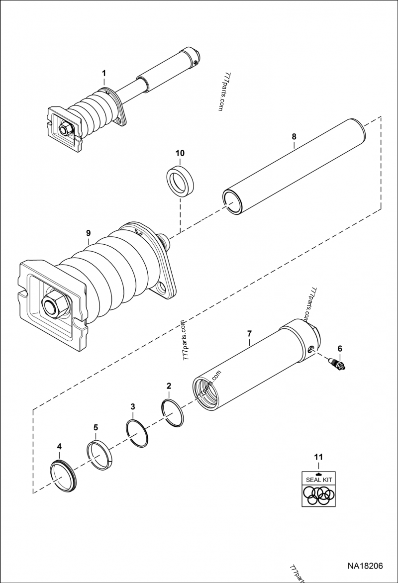 7330719 CYLINDER GREASE - Bobcat spare part | 777parts.com