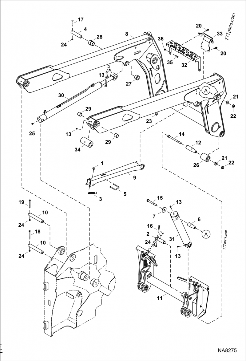 7139356 LIFT ARM - Bobcat spare part | 777parts.com