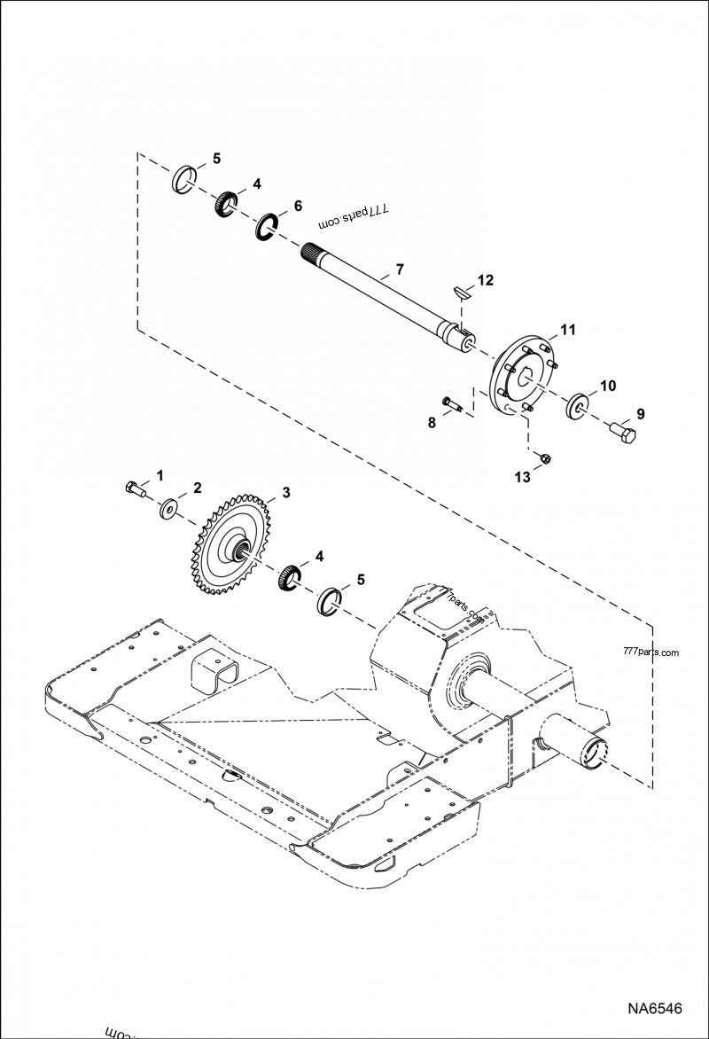 7001464 CUP, BEARING - Bobcat spare part | 777parts.com