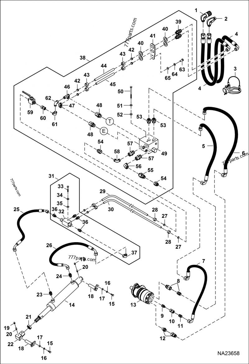 FITTING, ADAPTER - Bobcat spare part | 777parts.com