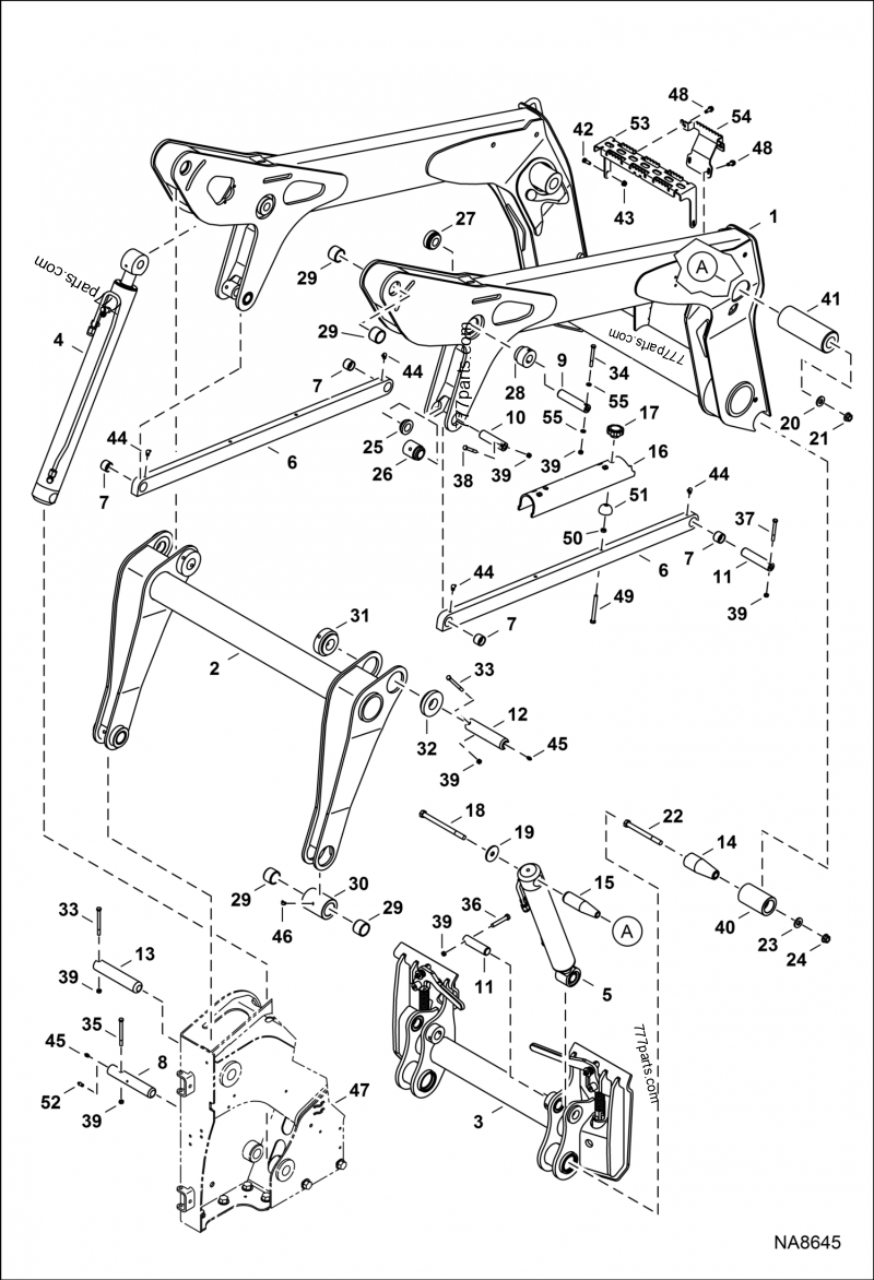 7158459 SUPPORT, LIFT ARM - Bobcat spare part | 777parts.com