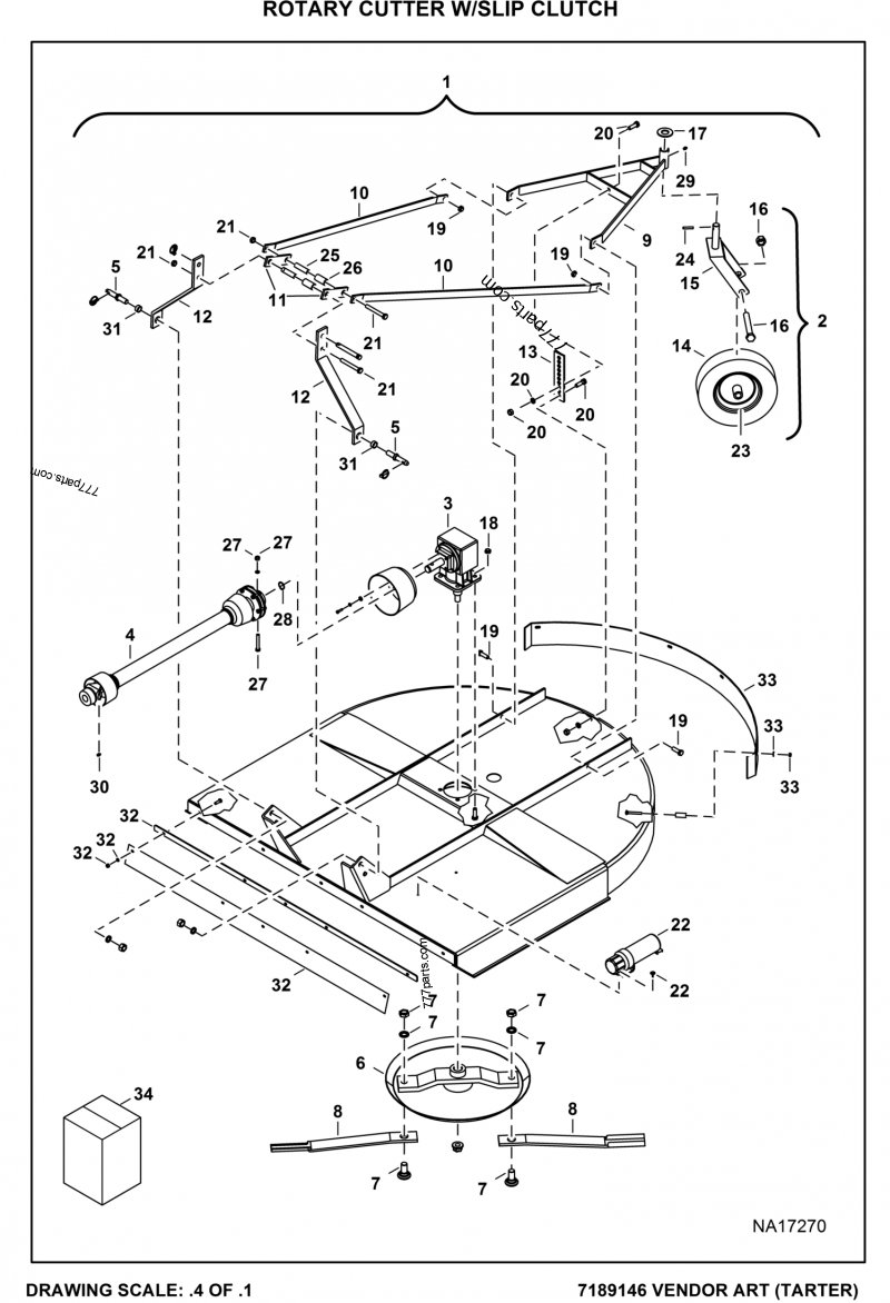 7389803 BLADE ROTARY CUTTER 60 IN (PAIR) - Bobcat spare part | 777parts.com