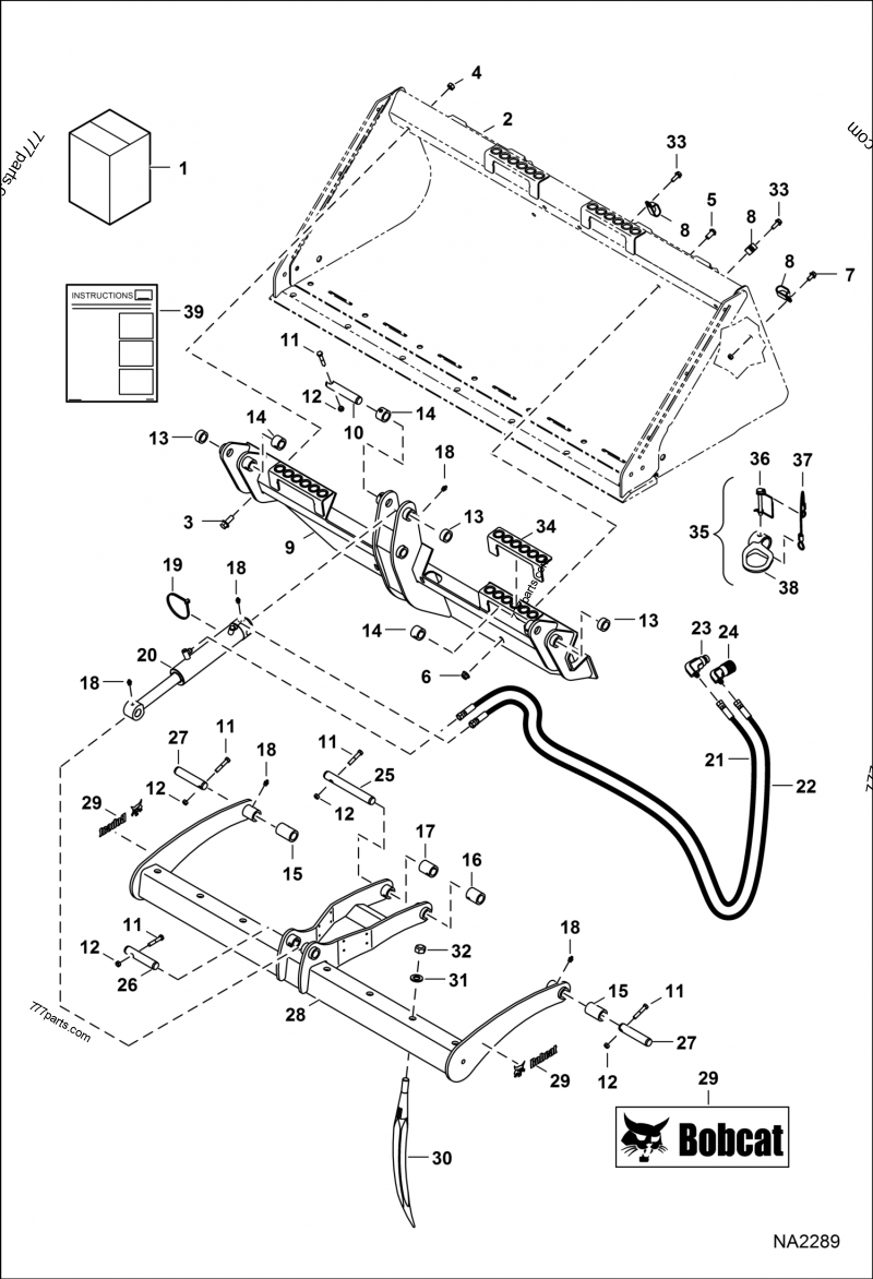 7176977 GRAPPLE ASSY - Bobcat spare part | 777parts.com