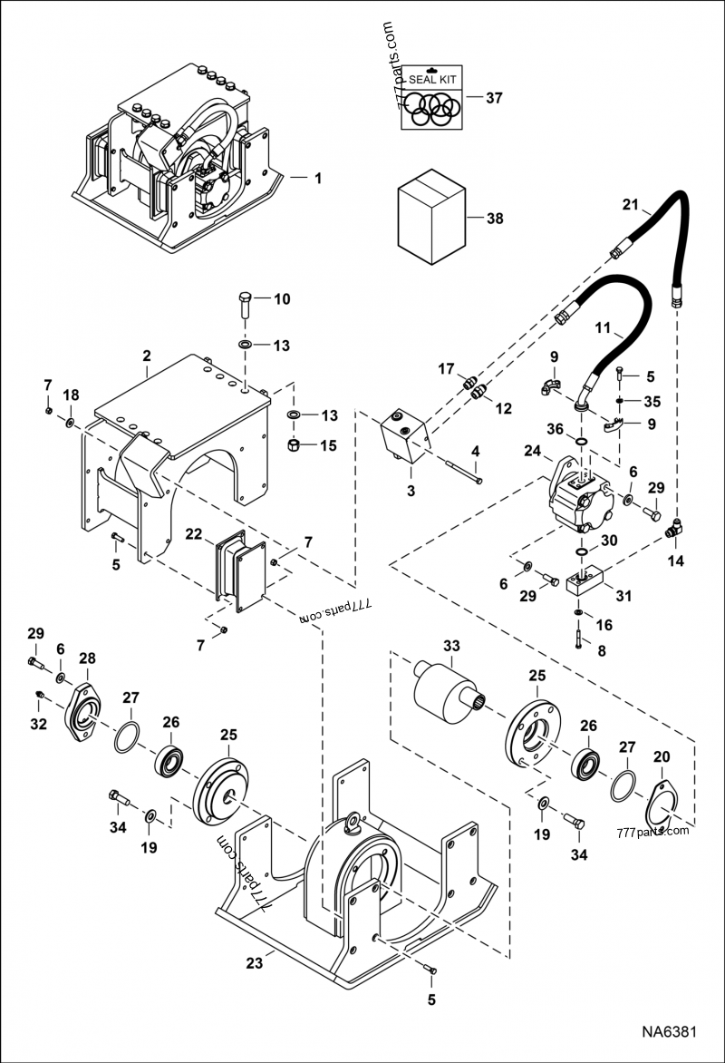 REPAIR KIT - Bobcat spare part | 777parts.com