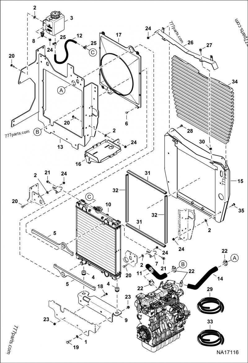7218789 CAP, OVERFLOW COOLANT - Bobcat spare part | 777parts.com