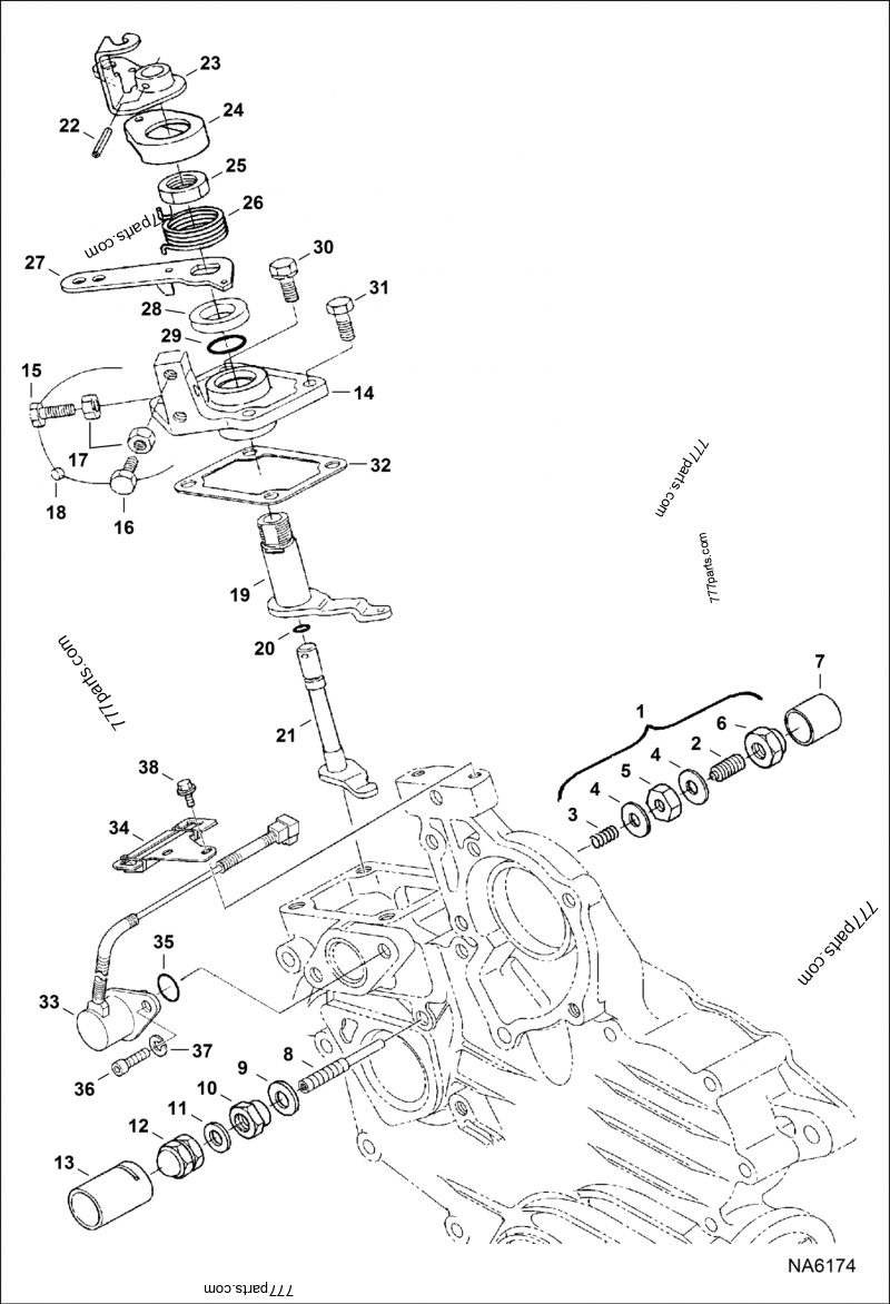 CAP, SECURITY - Bobcat spare part | 777parts.com