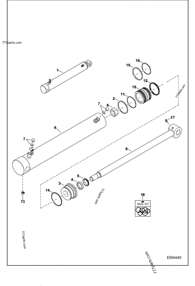7196894 KIT SEAL - Bobcat spare part | 777parts.com