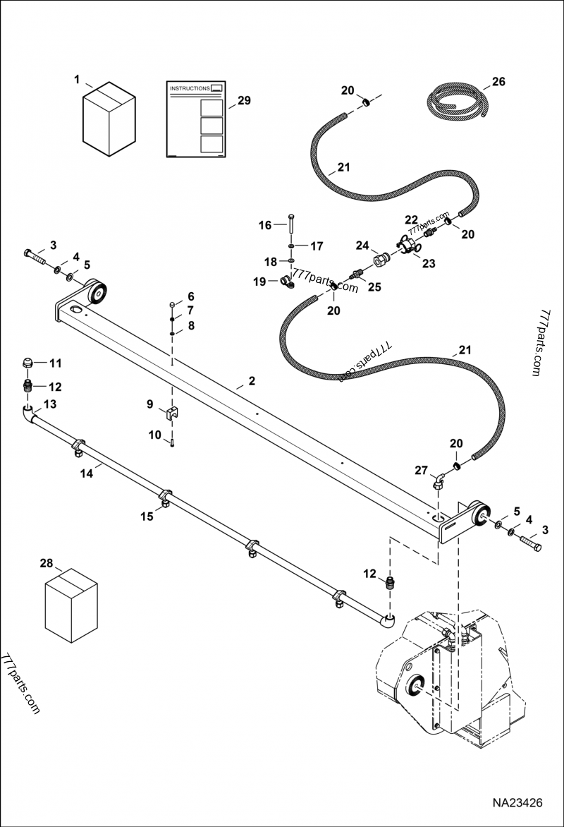FITTING, ELBOW - Bobcat spare part | 777parts.com