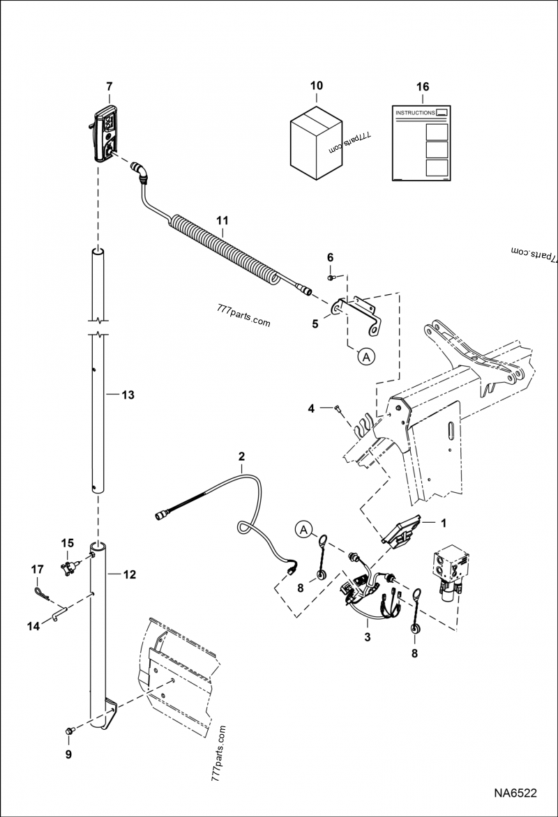 6675026 CAP, CONNECTOR - Bobcat spare part | 777parts.com