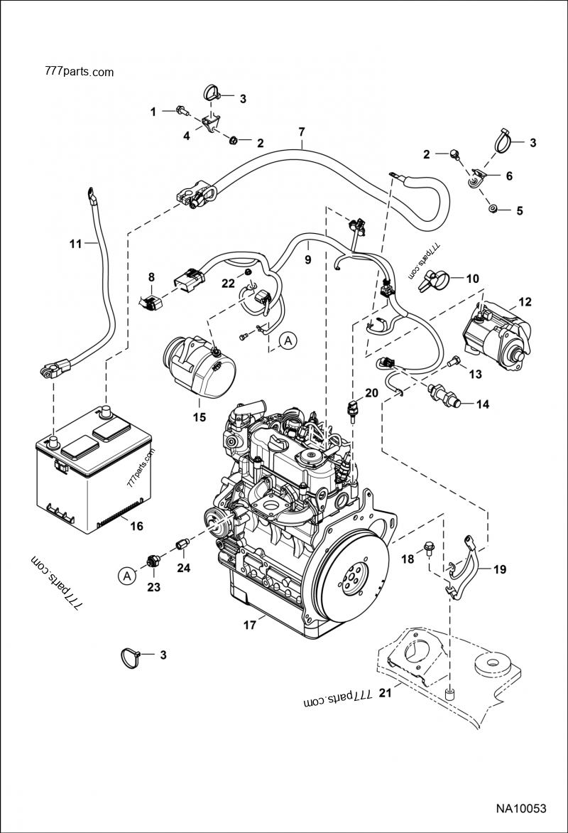 6693921 SENSOR, RPM - Bobcat spare part | 777parts.com