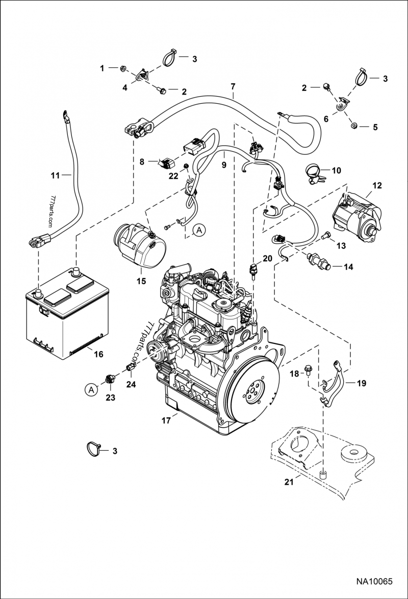 6693921 SENSOR, RPM - Bobcat spare part | 777parts.com