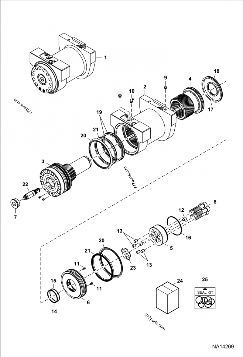 FITTING, GREASE - Bobcat spare part | 777parts.com