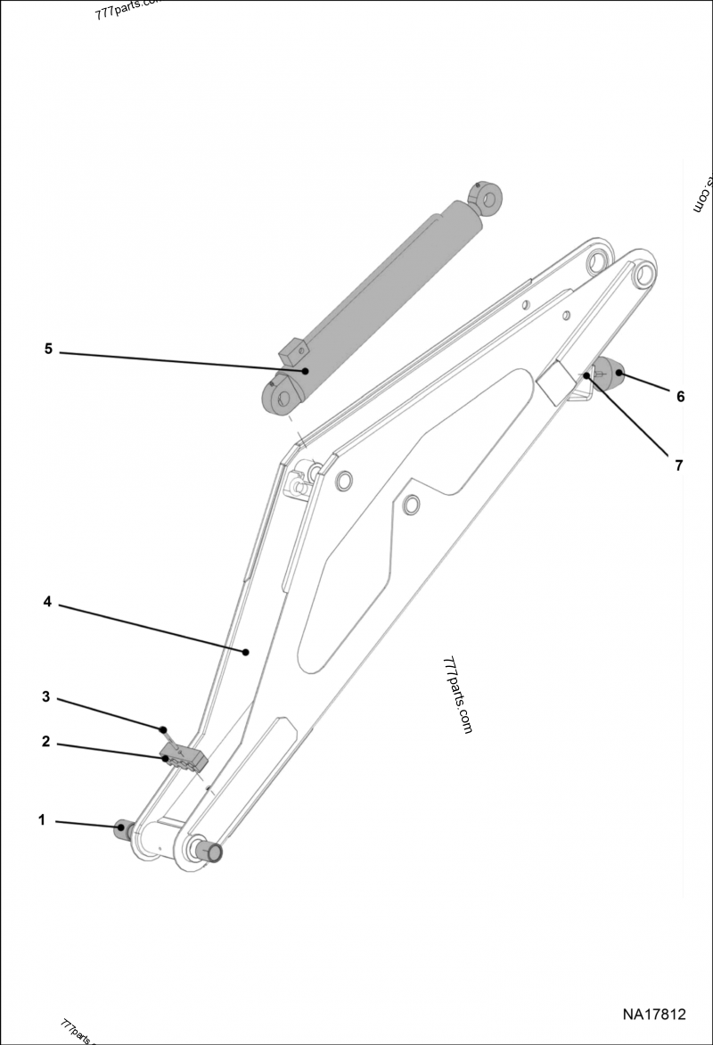 BOOM ARM DIPPER - Bobcat spare part | 777parts.com