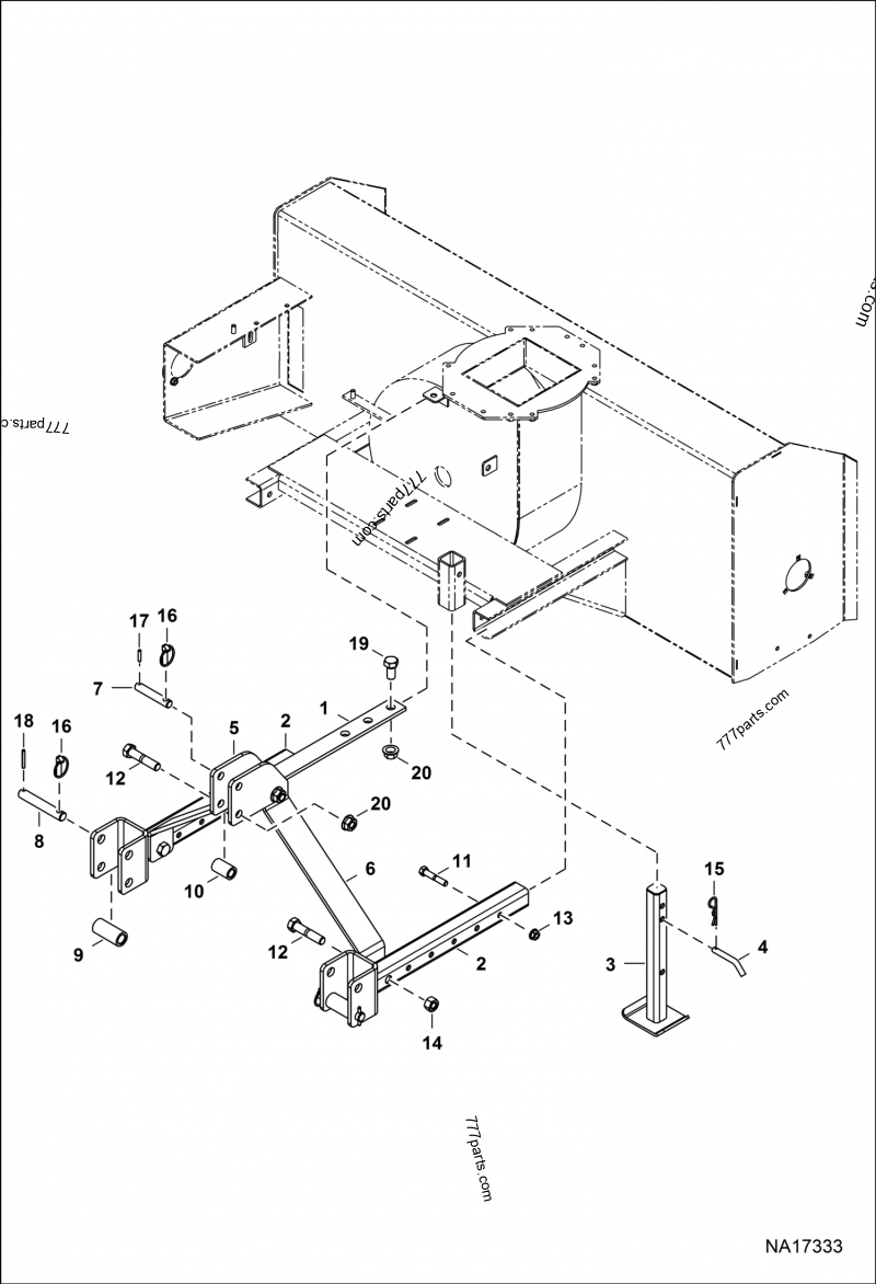 7392677 PIN RETAINING - Bobcat spare part | 777parts.com