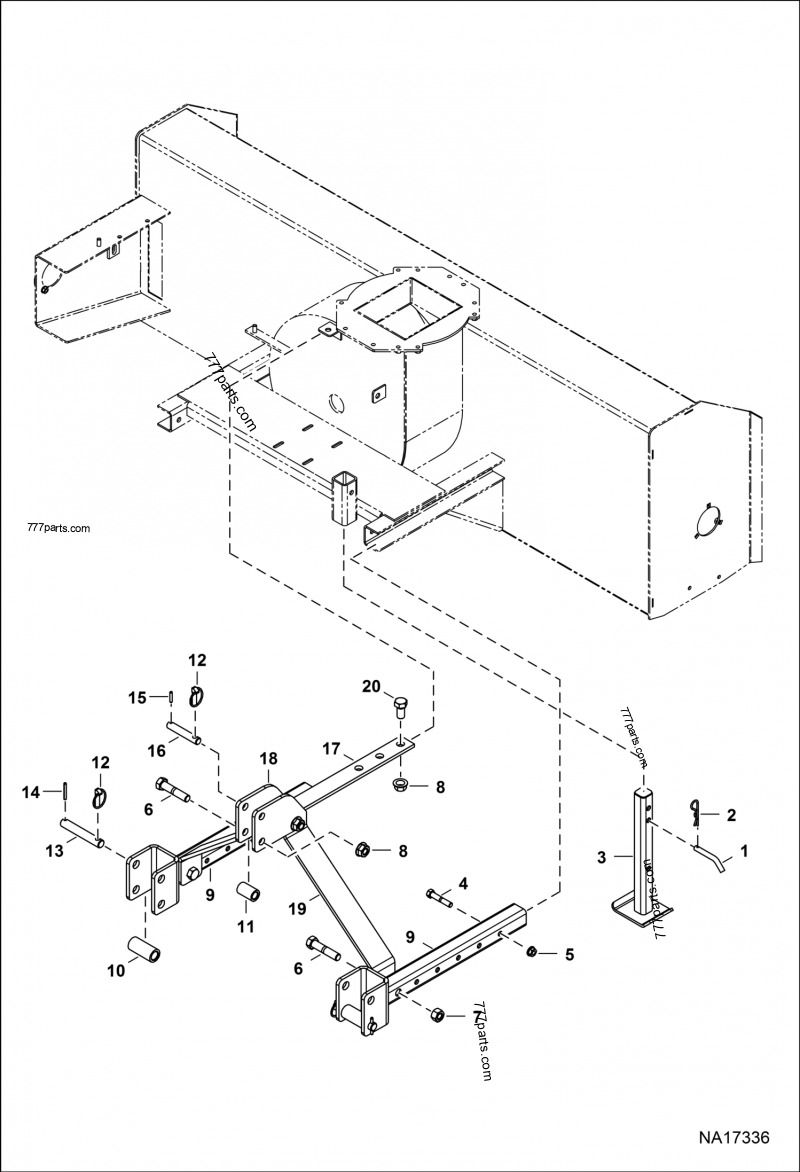 7392677 PIN RETAINING - Bobcat spare part | 777parts.com